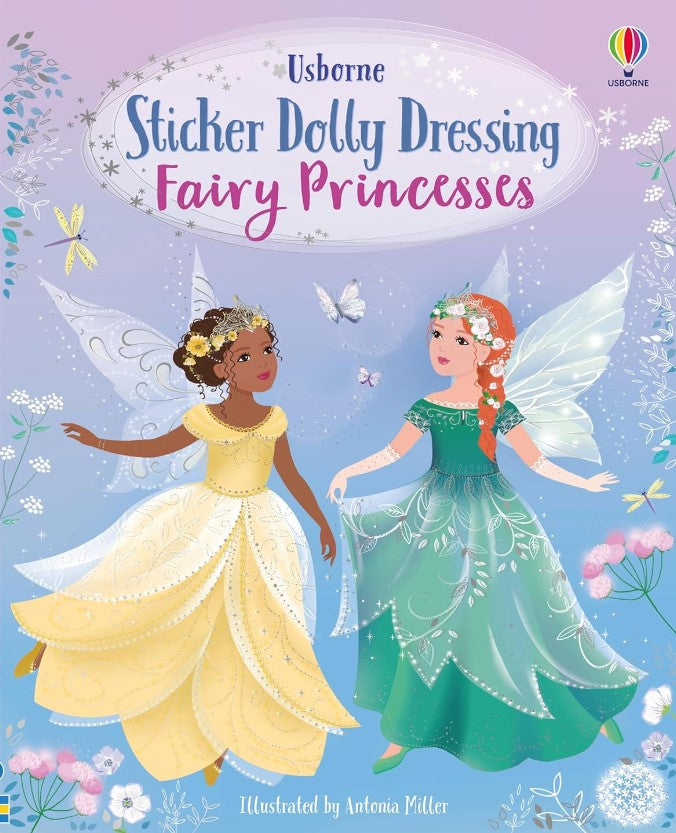 Usborne Sticker Dolly Fairy Princesses – Rolling Rabbit Books
